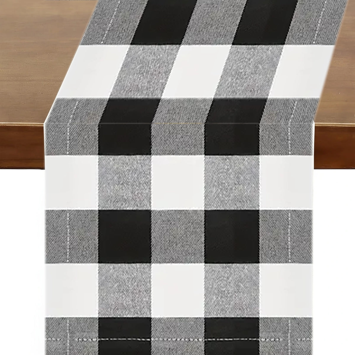 Checker Table Runner – Royal Splendor