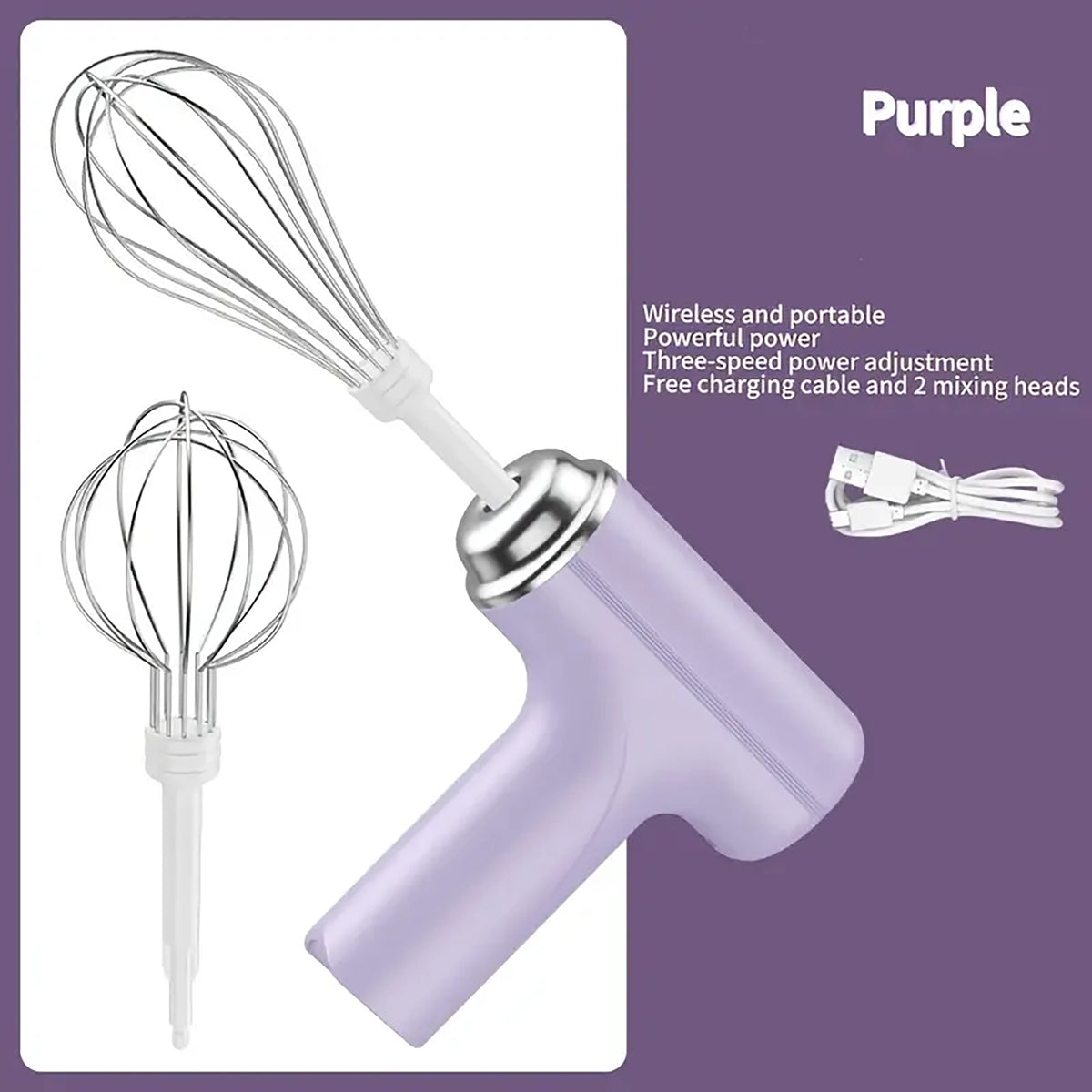 Handheld Electric Eggbeater & Whisk – Royal Splendor