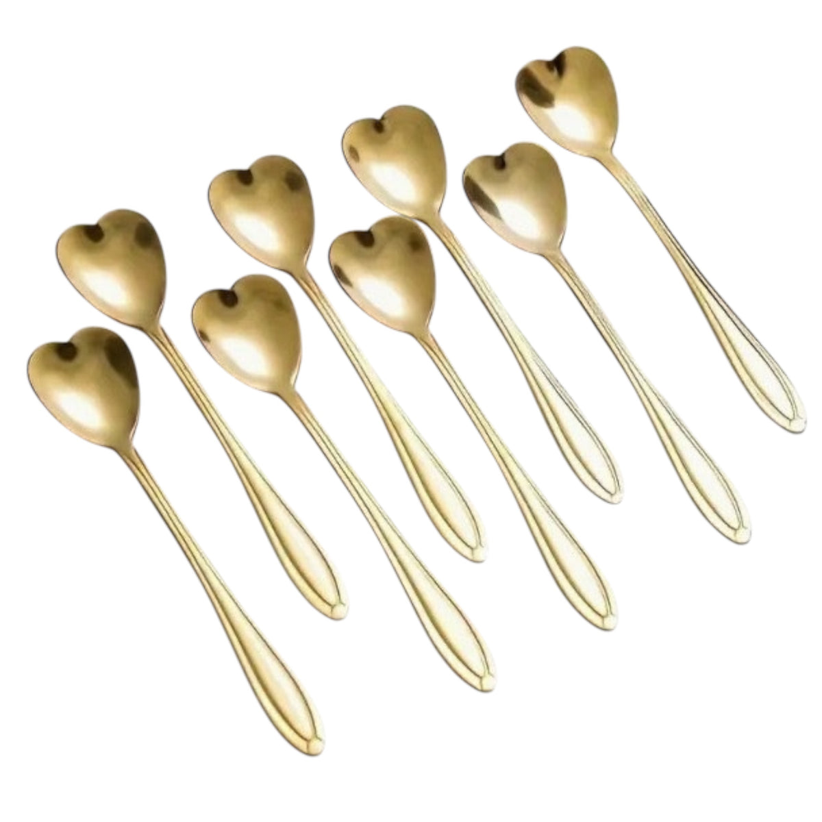 Love Heart Shape Spoons Set – Royal Splendor