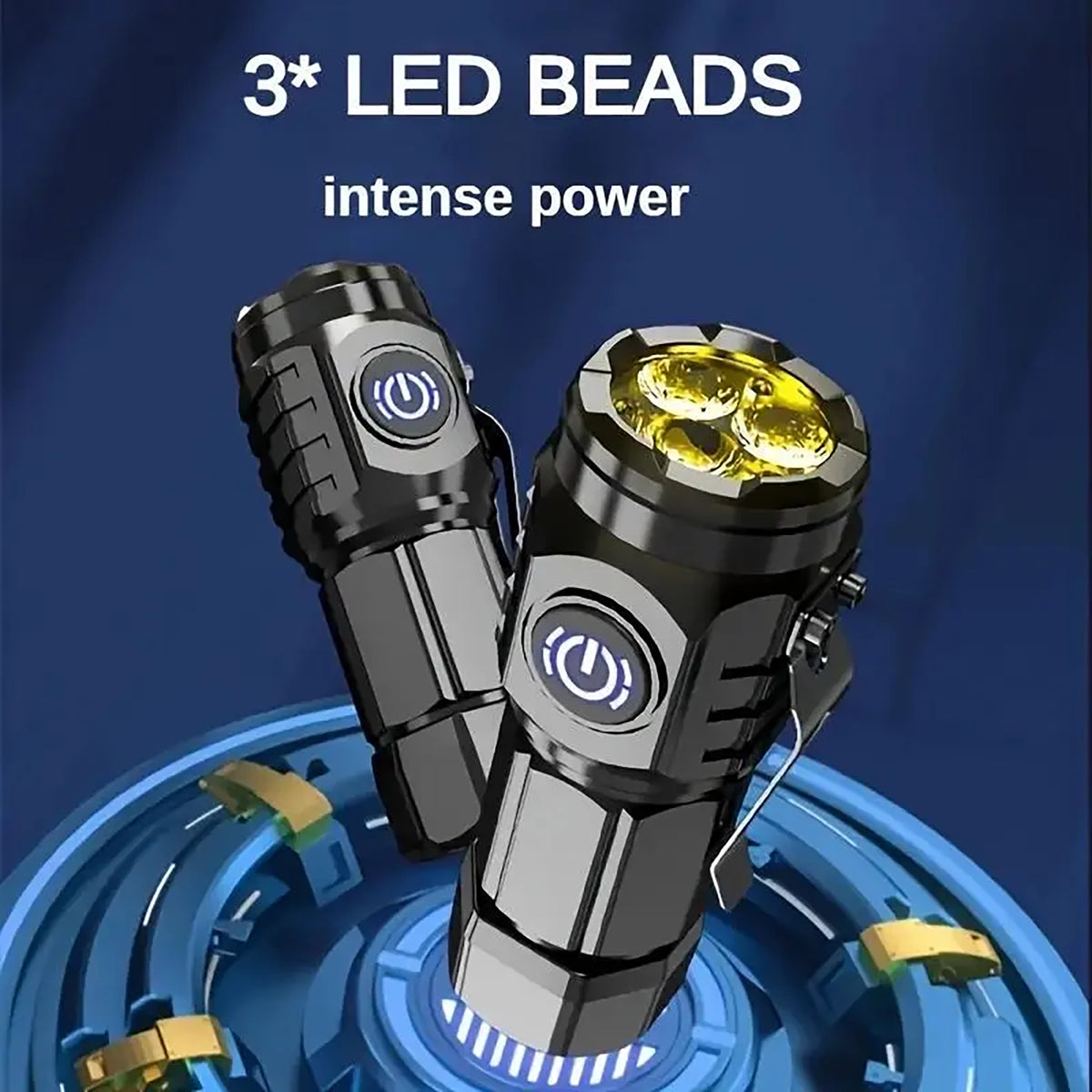 Mini Rechargeable LED Flashlight – Royal Splendor