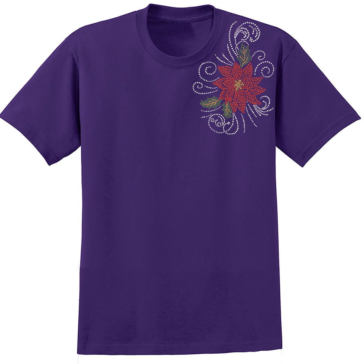Poinsettia T-Shirt – Royal Splendor & Travel