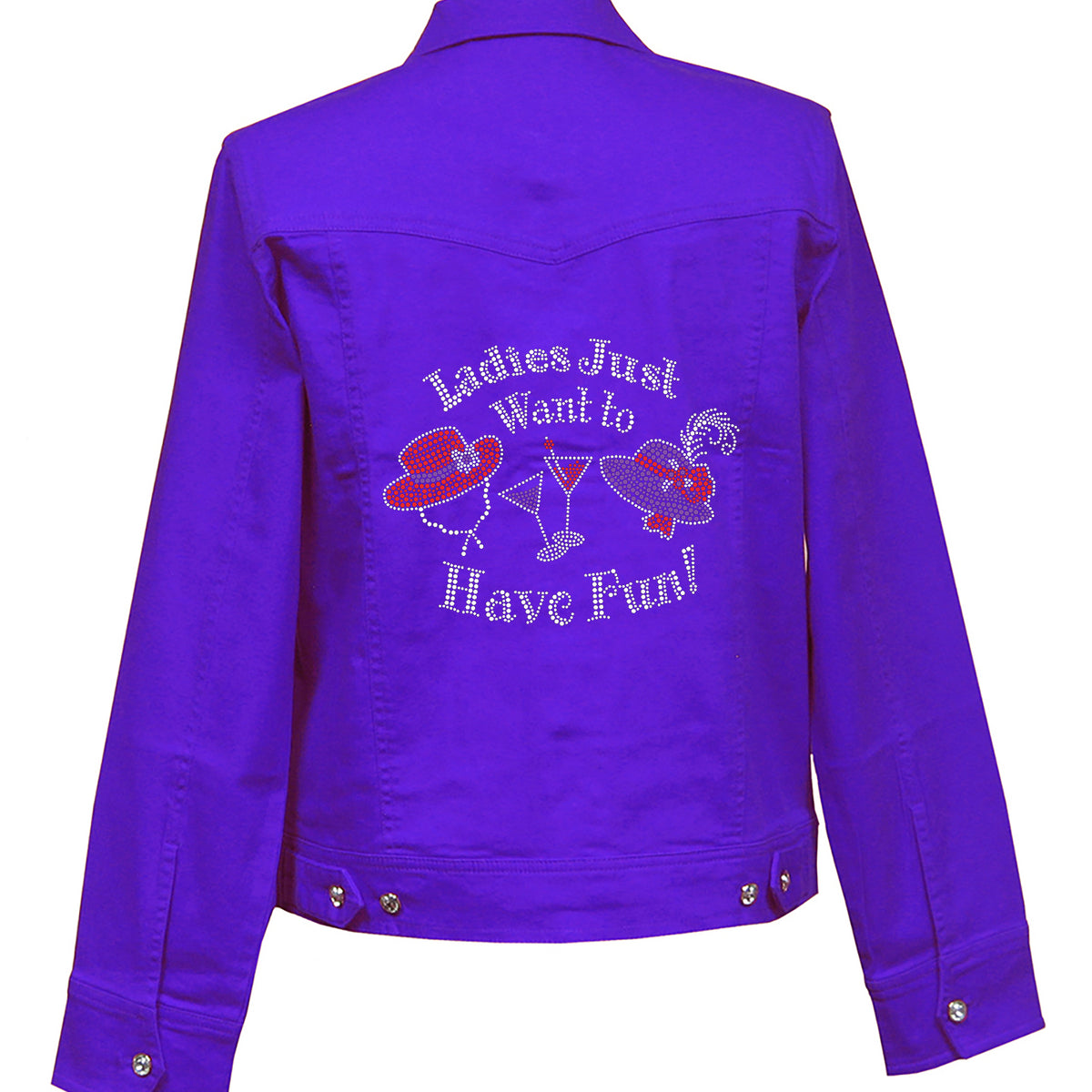 Ladies Just Want to Have Fun Classic Denim Jacket – Royal Splendor & Travel
