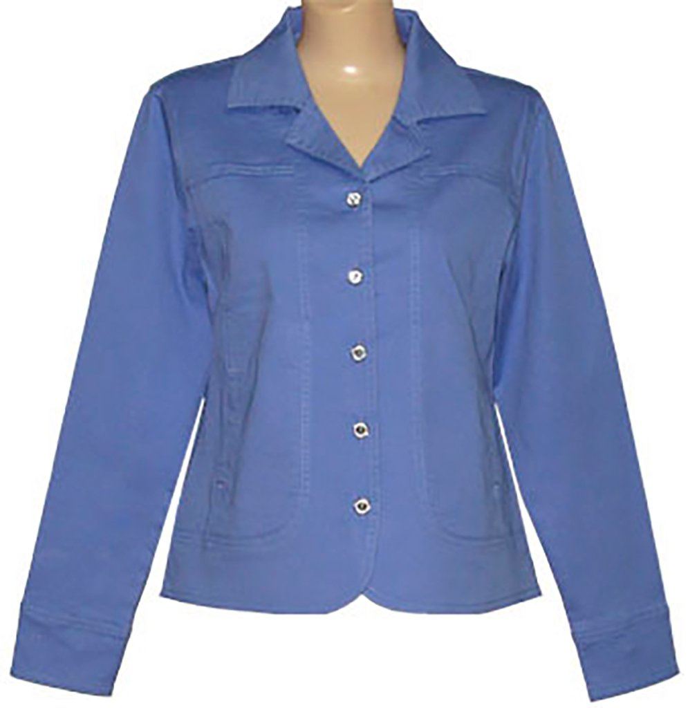 Blank Classic Pink & Lavender Denim Jacket – Royal Splendor & Travel